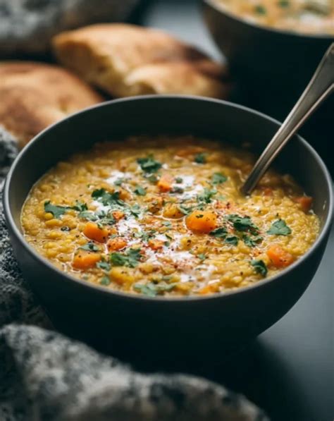 Golden Lentil Soup Is A Nutritious And Easy Recipe