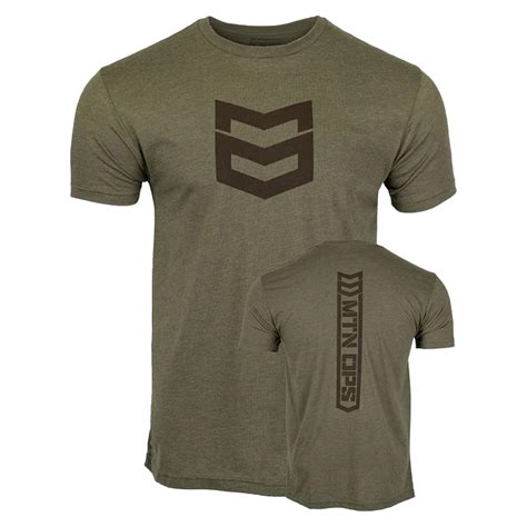 Mtn Ops Stacked Tee Shop At Gohunt