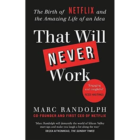 หนังสือ That Will Never Work The Birth Of Netflix Marc Randolph