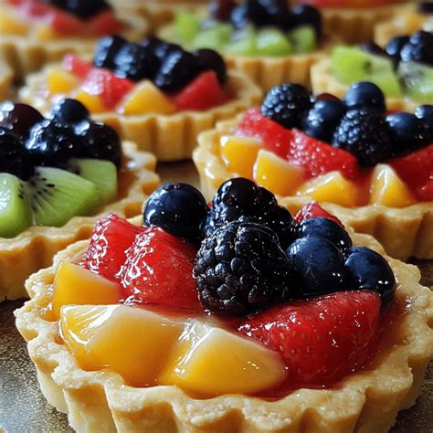 Irresistible Delicious Mini Fruit Tartlets Homemade Delight