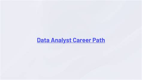 ppt data analyst career path powerpoint presentation free download id 12320193