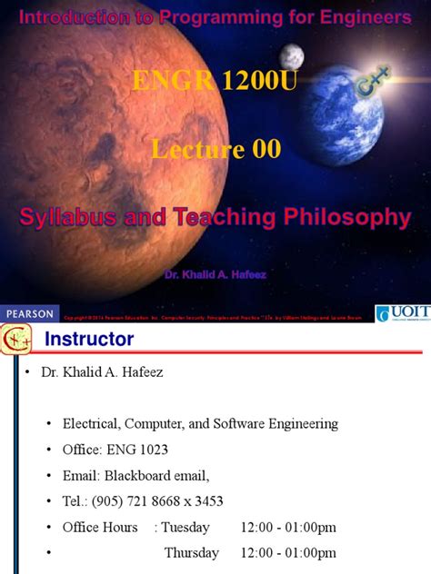 Engr 1200 Introduction To Programming Lecture 0 Pdf Computer Programming Array Data Structure