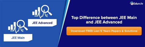 Top Difference Between JEE Main And JEE Advanced