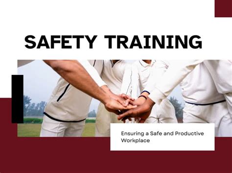 Blue White Professional Modern Safety Training Presentationpptx