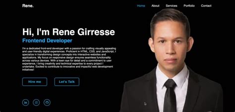 Rene Girresse On Linkedin Webdevelopment Frontend Githubprojects