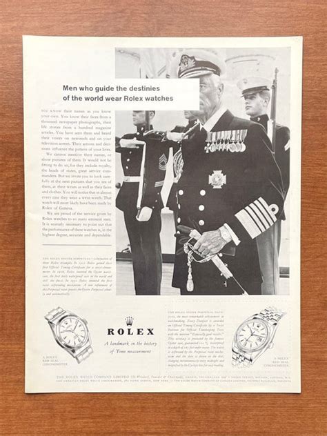 Featured Rolex Ads Vintage Magazine Advertisements Ad Patina