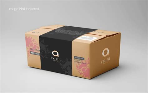 Premium Psd Psd Of Rectangle Packaging Box Mockup Design