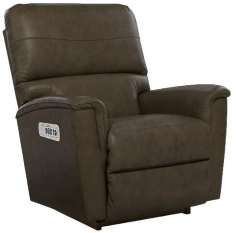 La Z Boy® Ava Mineral Leather Power Rocking Recliner With Headrest