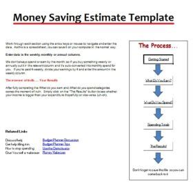 Saving Estimate Templates 9 Free Docs Xlsx PDF Formats Samples