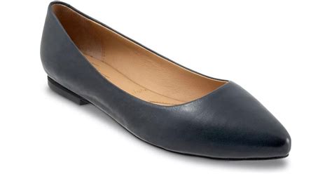 Trotters Estee Flat In Blue Lyst
