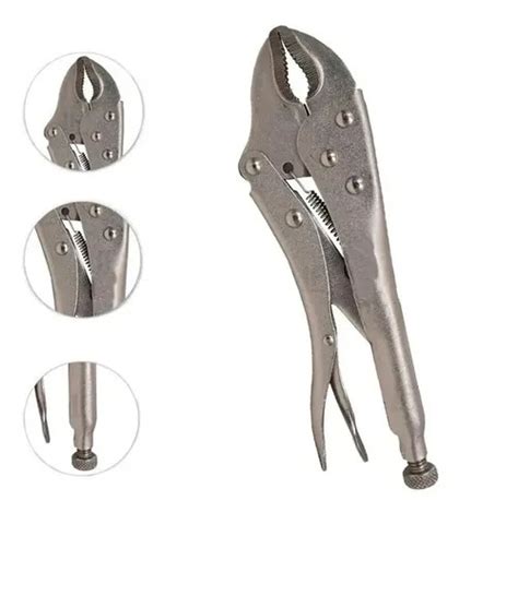 Alicate De Pressão Boca Curva Pratica Com 10 Polegadas Mb Utilidades