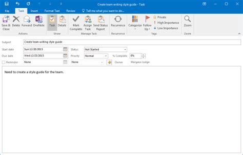 How To Assign Tasks In Outlook Calendar Printable Forms Free Online