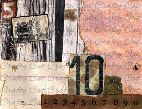 Rust And Numbers Page Digital Download Not All Pages Etsy