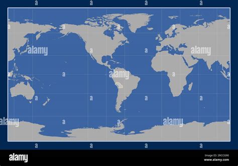 Shape Of The Altiplano Tectonic Plate On The Solid Contour Map In The Compact Miller Projection