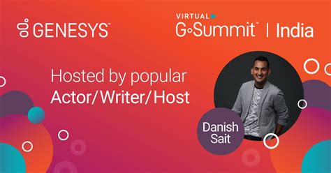 Gsummit Onegenesys Genesys Arvindhan Sridharan