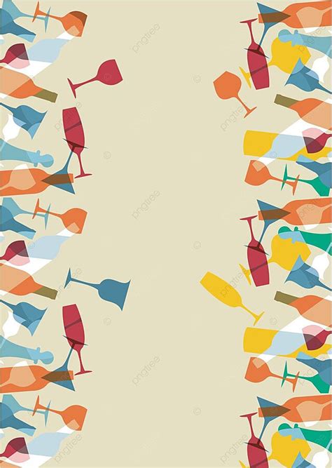 Cocktail Menu Design Background Alcohol White Template Vector Alcohol