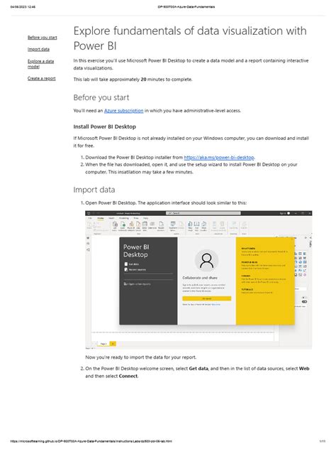 5TPN° - 05 - DP-900 - Explore Fundamentals of Data Visualization Withpower BI | PDF ...