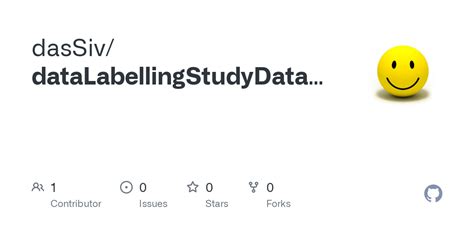 GitHub DasSiv DataLabellingStudyDataset