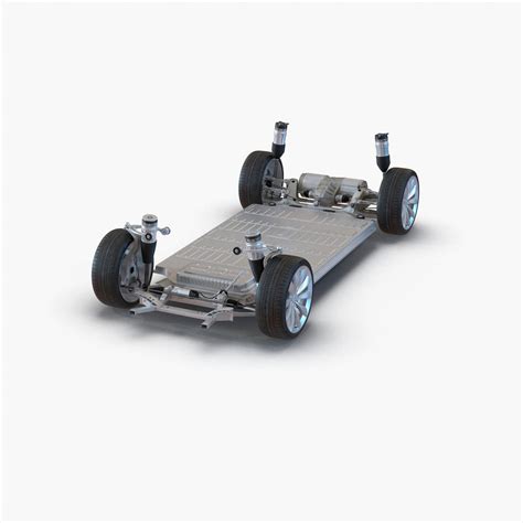 Tesla S Chassis 2 3d Max
