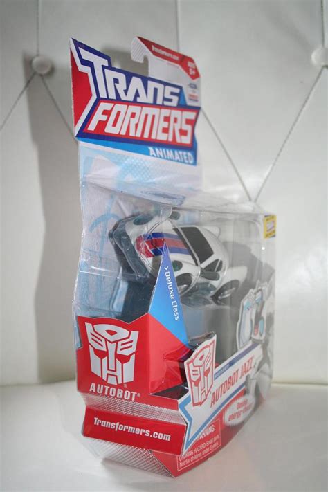 Transformers Animated Jazz Deluxe Class Figure Parry Game Preserve