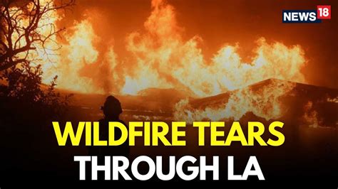 Live Los Angeles Wildfire La Wildfire Prompts Thousands Of