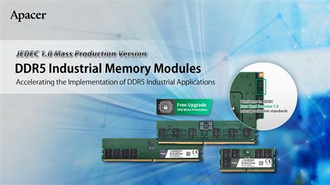 Apacer Launches JEDEC Version Of DDR Industrial Memory