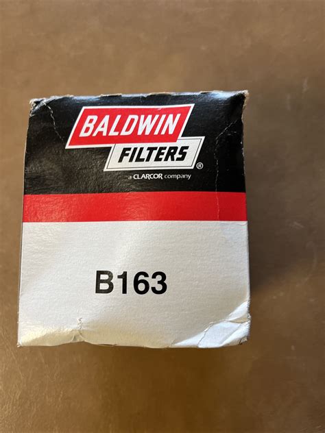 Baldwin B163 Cross Reference Oil Filters Oilfilter