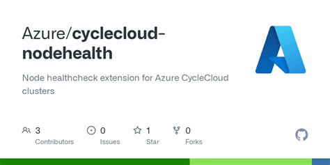 Github Azurecyclecloud Nodehealth Node Healthcheck Extension For Azure Cyclecloud Clusters