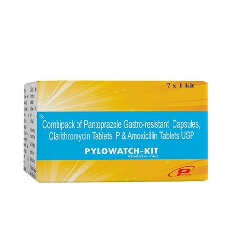 Buy Combipack Of Pantoprazole Gastro Resistant Capsules Clarithromycin