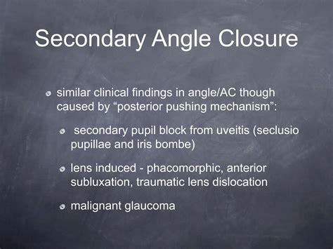Acute Eye Conditions Glaucomappt