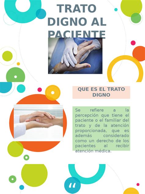 Trato Digno En Atención Médica Pdf