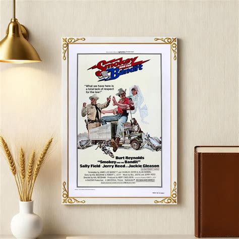 Smokey And The Bandit Movie Poster Hd Canvas Art Print Vintage Movie