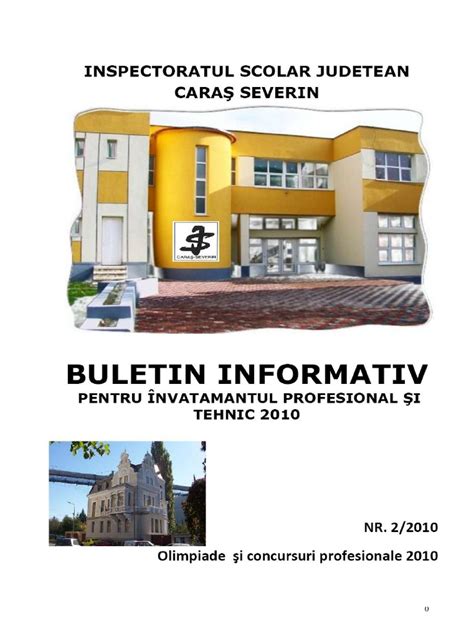 Isj Cs Buletin In Formativ Nr 2 Ipt Pdf