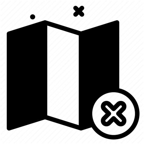 Map Delete Gps Location Icon Download On Iconfinder