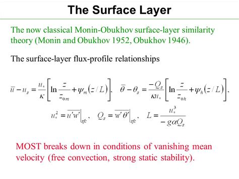 Turbulence And Surface Layer Parameterizations For Mesoscale Models Ppt Download