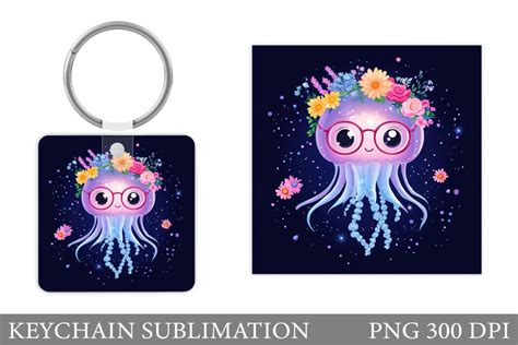 Cute Jellyfish Keychain Design Jellyfish 5578084