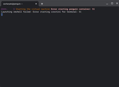 Hi Im Trying To Run Linux On My Chromebook And I Keep Running Into