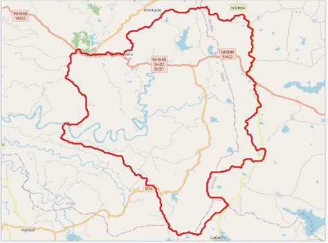 Catchment Area Calculation From Bhuvan And Qgis Software
