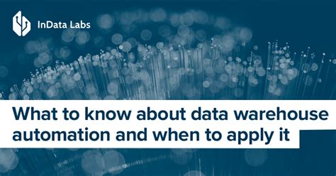 Data Warehouse Automation Everything You Need To Know