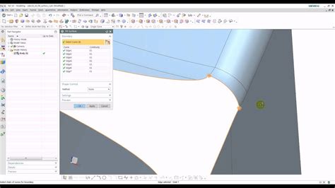 Nx 10 Fill Surface Youtube