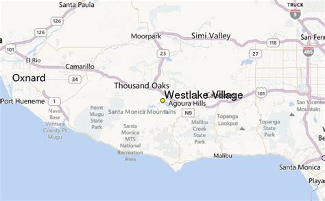 Map Of West Lake Village