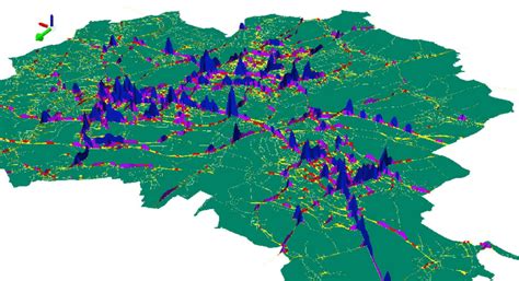 Network Kernel Density Estimation Of Traffic Accidents On Roads In Download Scientific Diagram