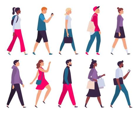42 200 Walking Group Stock Illustrations Royalty Free Vector Graphics
