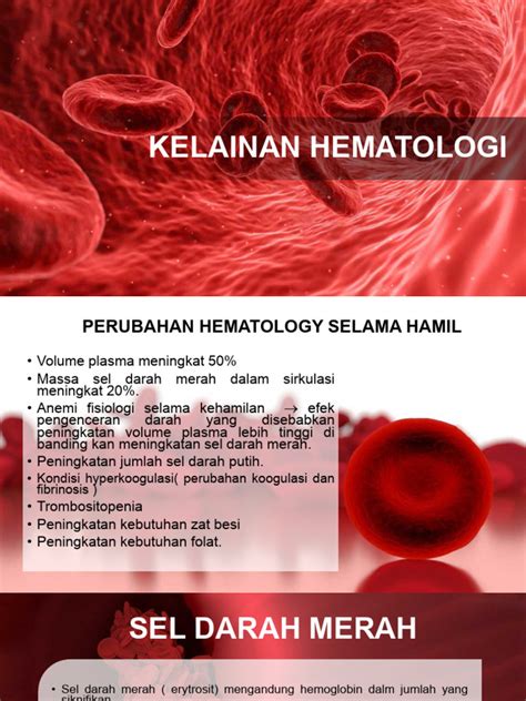 Kelainan Hematologi Pdf