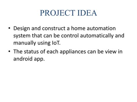 IoT BASED SMART HOME USING ARDUINO PPTX Internet Computing