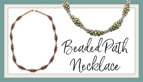 Beaded Path Necklace Instant Download Tutorial