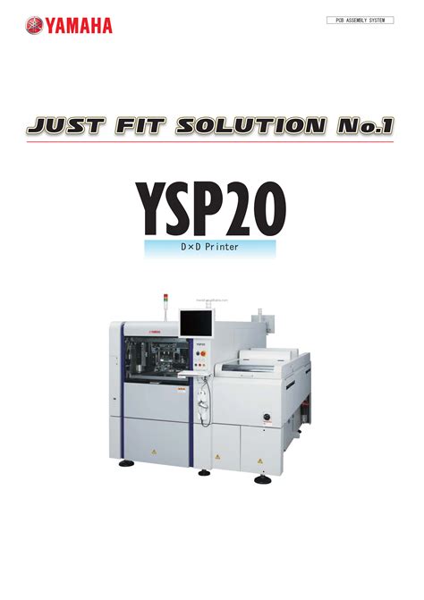 Yamaha Ysp20 Solder Paste Printer For Efficient Pcb Assembly