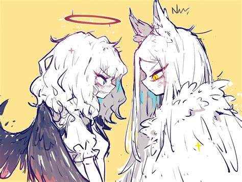 表情豊かなかわいい天使と悪魔｜ai百科「シンテリ」で調べる語句・イラスト