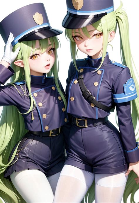 Highlander Railroad babe Twins 鉄道学園の双子 铁道学院双子 SD15 SDXL PONY Blue Archive SD1 5 Stable