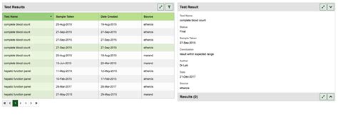 Test Results Module PulseTile